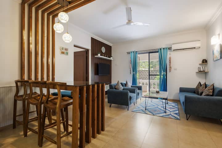 Premium 2br Villa-pool-arpora-riviera Foothills - Goa