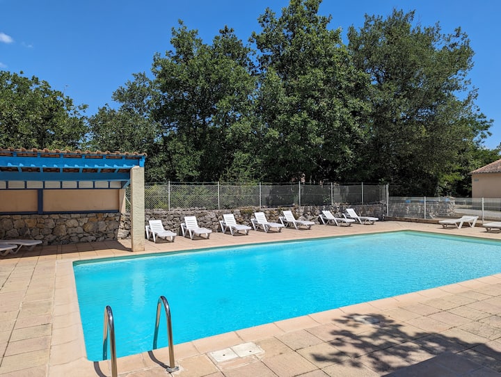 Gîte à L éTage Clim Wifi Ht Débit Piscine Commune - Ardèche