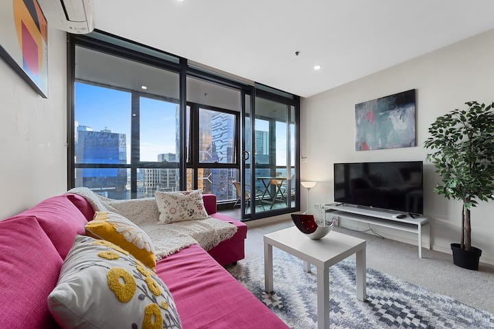 35-8cozy Bright 2b2b Heart City Central View - Melbourne