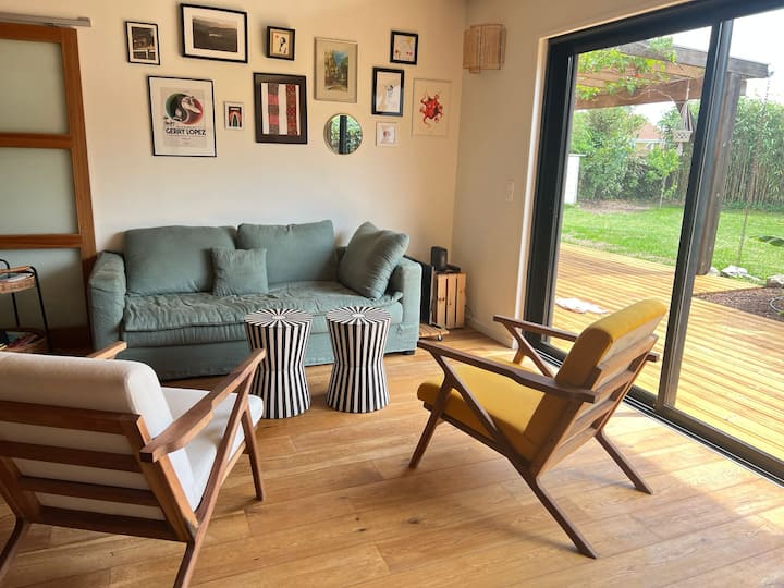 Charming Family Spacious House With Lush Garden - Hossegor