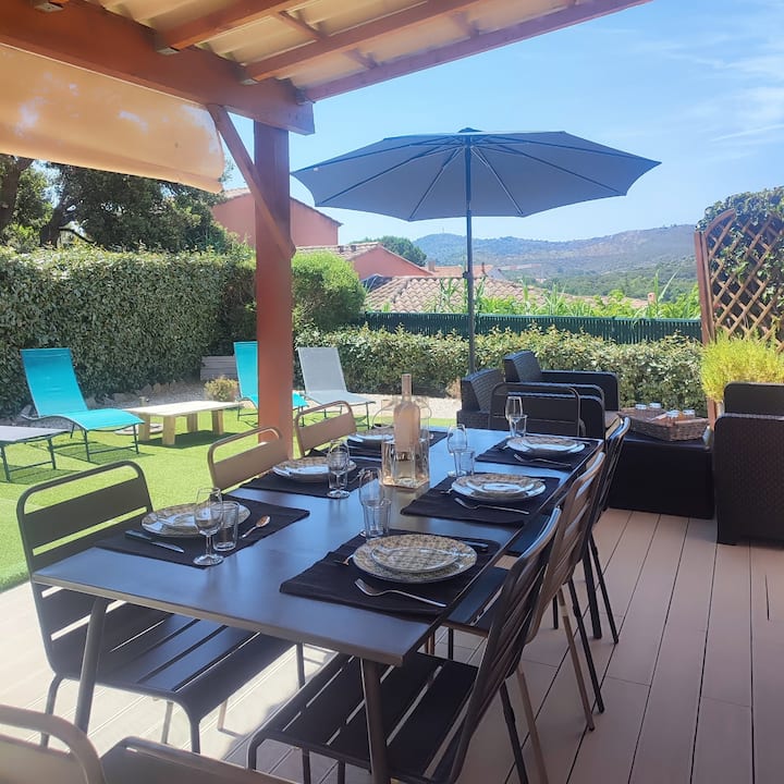 Le Bougainvillier, Rez De Jardin à La Favière - Le Lavandou