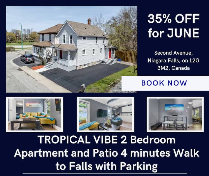 Close To Falls | Cozy 2br | Free Parking + Wi-fi - Niagara Falls