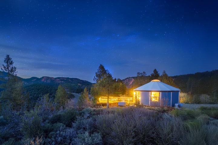#5 Clifftop View Yurt Hot Tub Between Zion/bryce - Utah