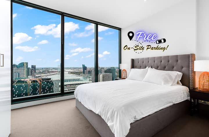 Seaview|2bathrooms| Onsite Parking, Balcony (S245) - Melbourne