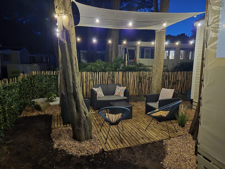 Bungalow 3 Ch / Camping Bord De Mer / Wifi Inclus - Belle Île