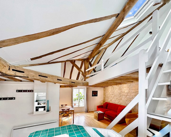 Bastille Loft Skylight Parisien - Paris