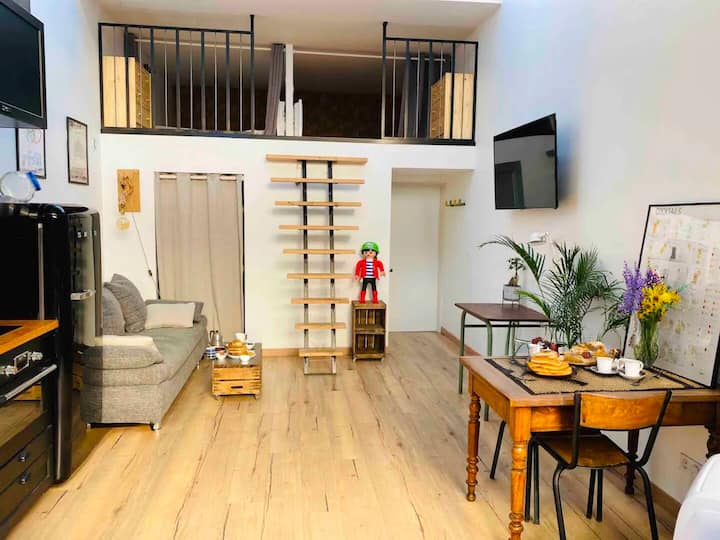 Terrasse|parking Privé|climatisation|loft Cocktail - Seyssins