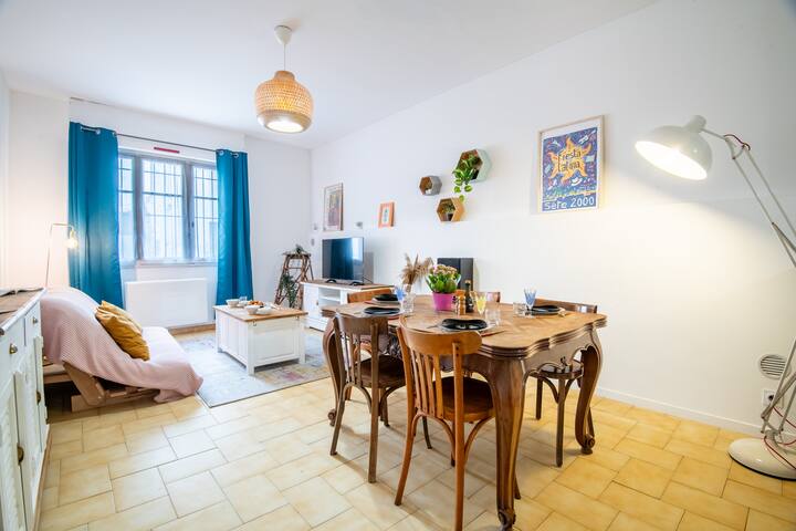 Apt Spacieux En Centre Ville Avec Garage - Sète