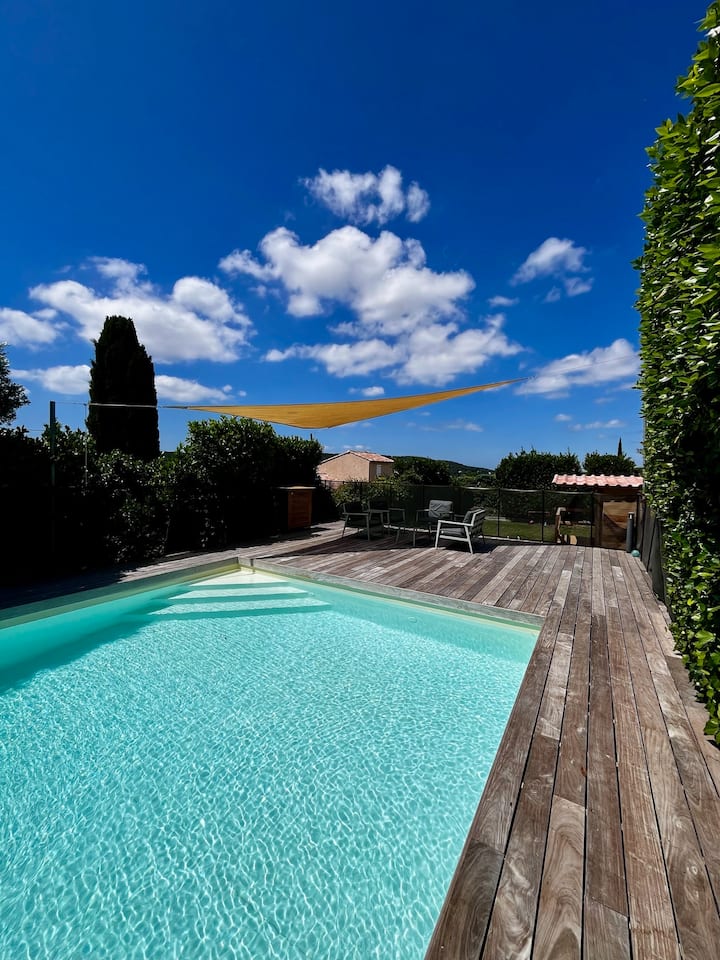 Appartement Indépendant, Piscine - 5mn De La Mer - Martigues
