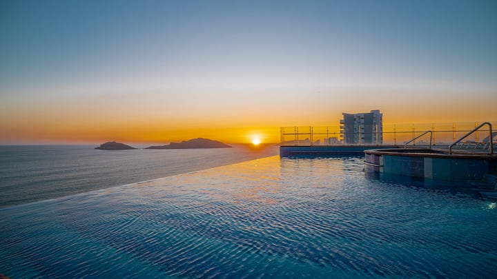 Central Tower 102. Dpto 1806 Mar-laguna - Mazatlán