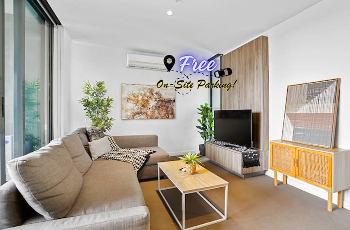 2br| Free Onsite Parking, Balcony, Pool (S30) - Melbourne