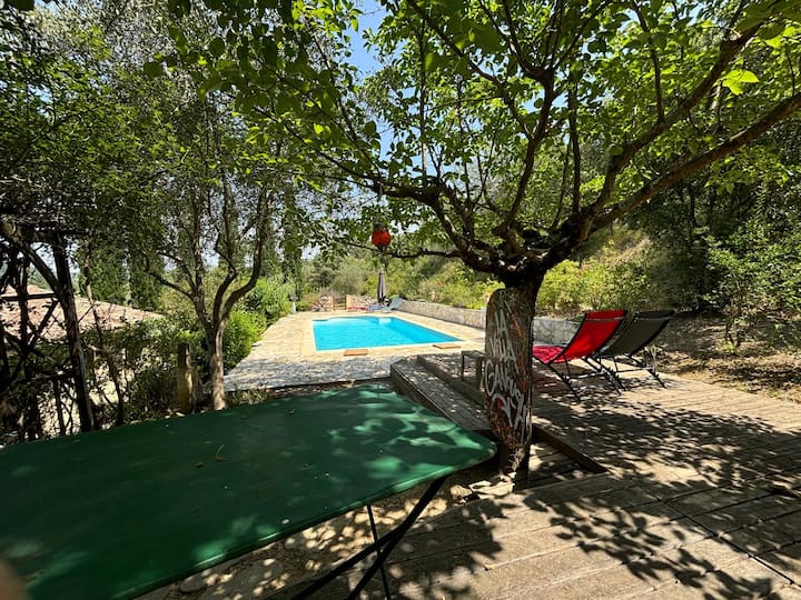 Villa Avec Piscine Sans Voisinage - Vallon-Pont-d'Arc