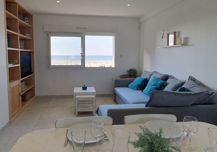 Vue Mer - 2 Chambres Et Cabine Nuit - Garage - Fort-Mahon-Plage