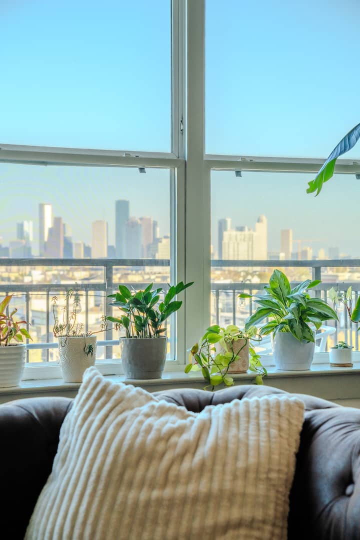 Tranquil Top Floor Studio With Skyline View - Houston, TX