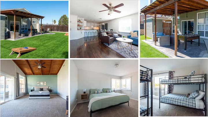 Comfort & Charm, Large Yard, King Beds, Fire Pit - Lakeside, CA