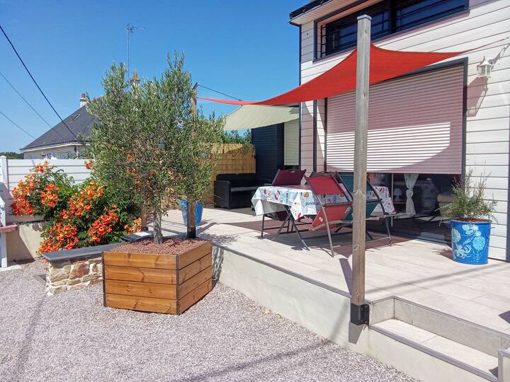 Maison En Bois, Cocooning à 100 M De La Ria D Etel - Belz