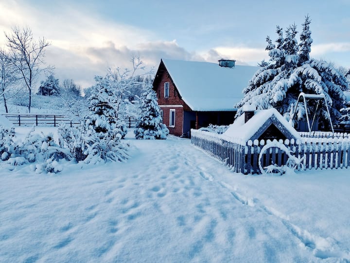 Dom Pod Aniołami - Cały Dom Pełne Wyposażenie - Mazury