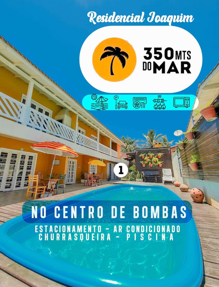 Apto 01 Térreo + Piscina - Bombinhas