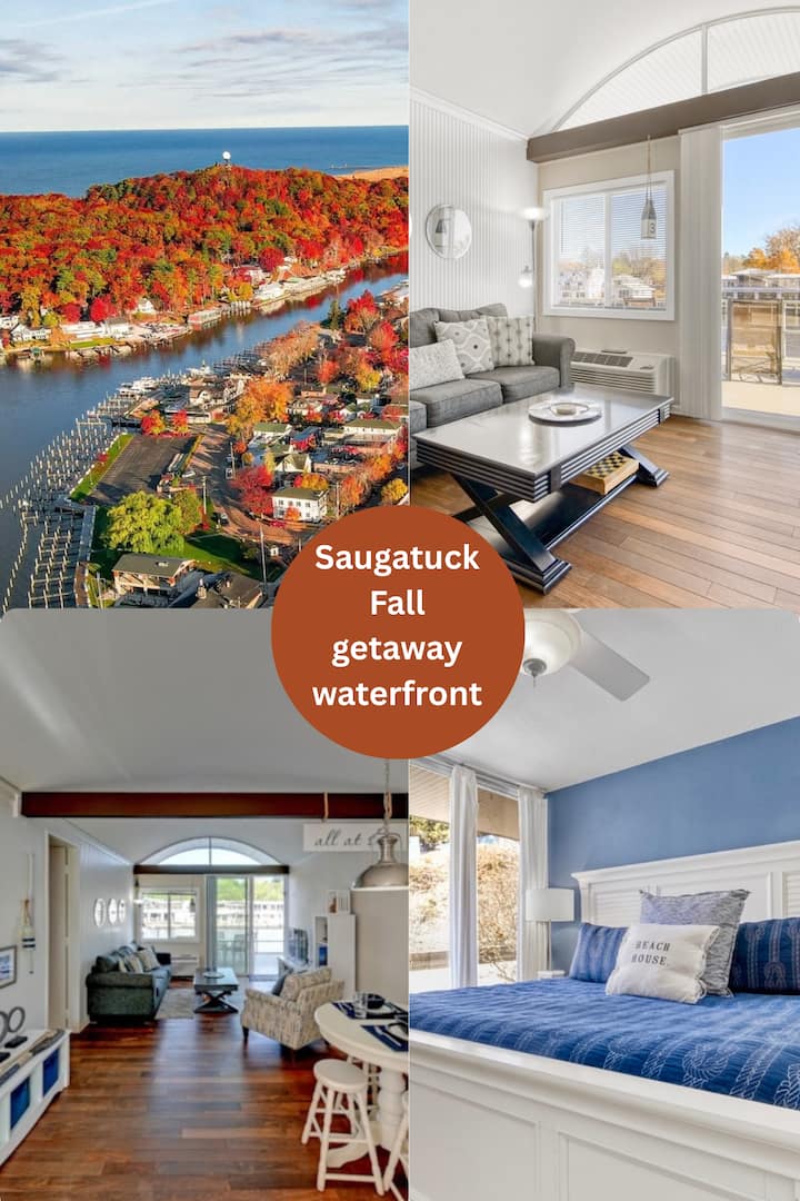 Waterfront Condo -Pool-beach-bike-hike-shop-chill - Saugatuck, MI