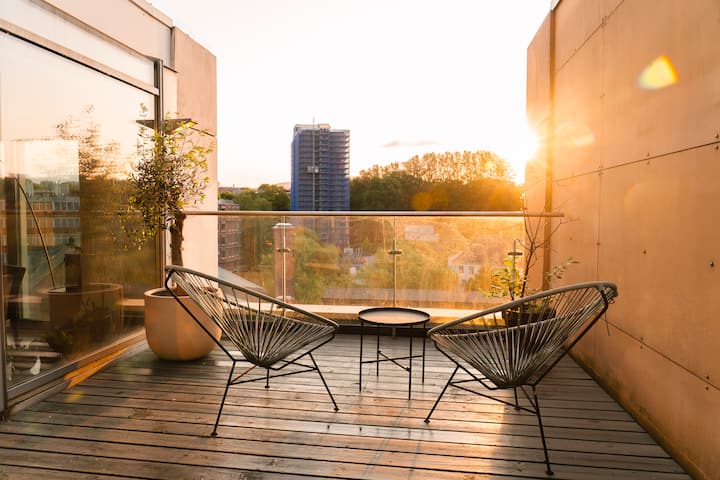 Penthouse W/ Private Roof Terrace - Oslo