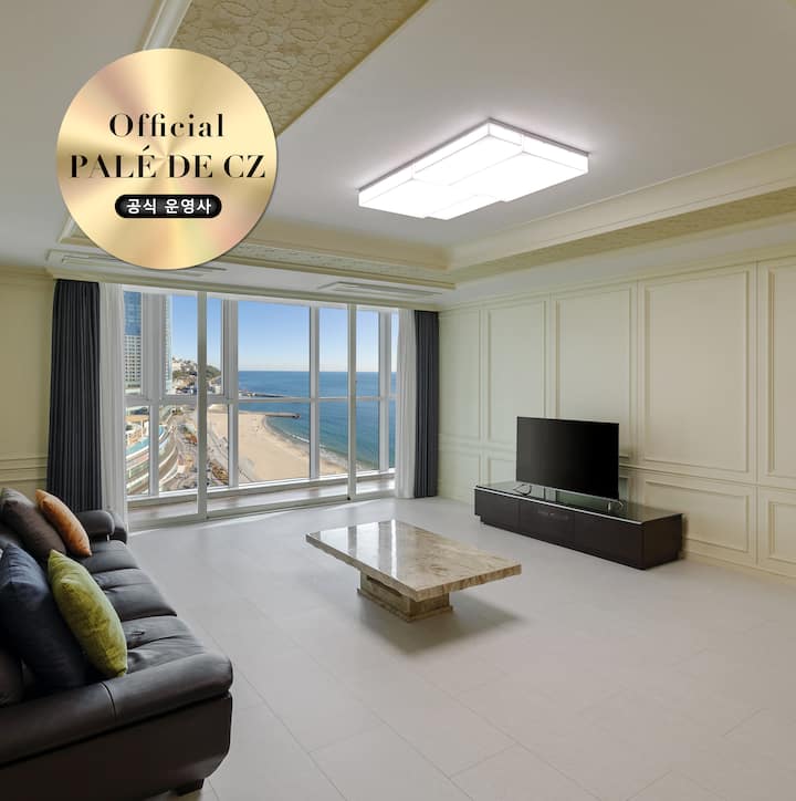 해운대 단체 숙소 70평#침실3#oceansuite#가족룸#취사가능#바다감성#힐링스테이 - Busan