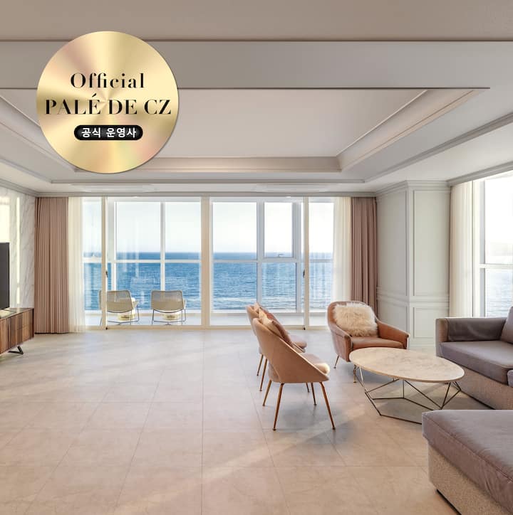 해운대 럭셔리 #71평#파노라마뷰#바다전망#파티룸#취사가능#단체숙소#familysuite - Busan