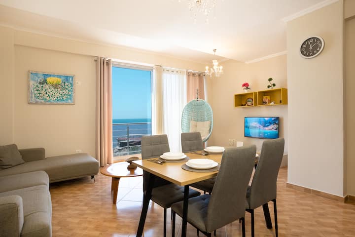 Dreamy Seaview 2 Bedroom Apartment, Best Location - Durrës