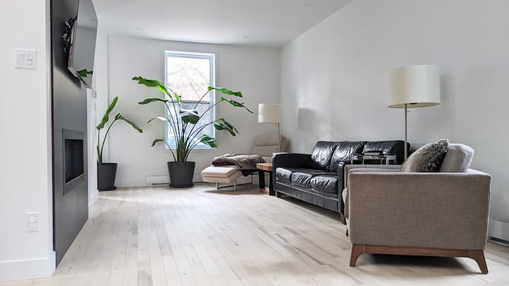 Maison Moderne. Quartier Plateau Mont Royal - Montréal, QC