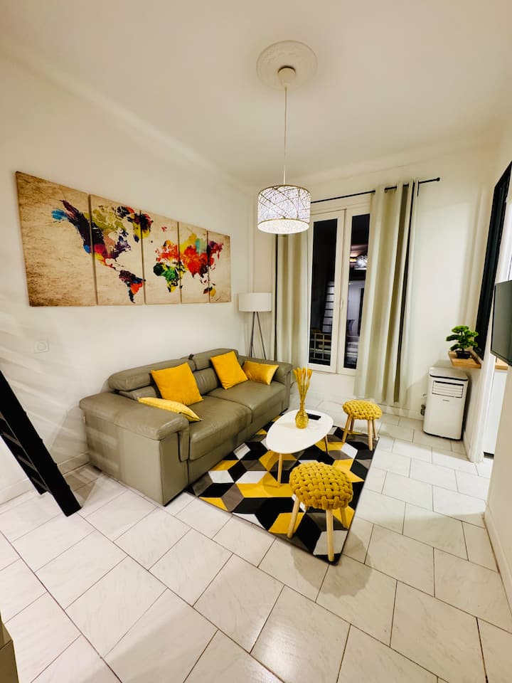 Nice - Superbe Appartement Quartier Gambetta - Nizza