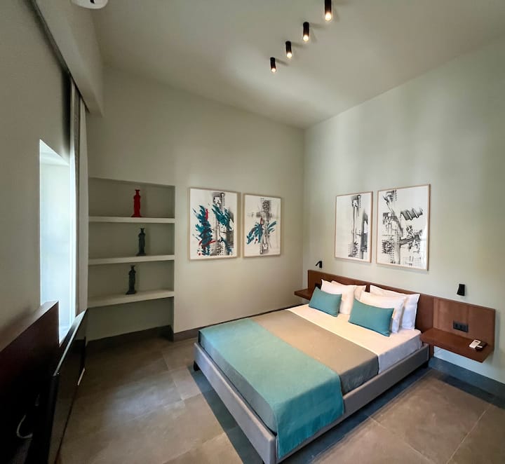 The Turquoise Deluxe Room / Thirty8 Heritage House - 干尼亞