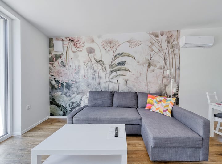 Entire Apartment – Modern 2br, Free Parking And Ac - Ljubljana