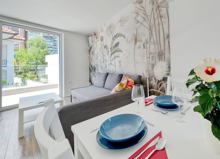 Modern 2br, Free Parking, Ac And Terrace - Ljubljana