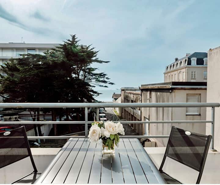 Duplex Vue Mer Au Coeur De La Baie De La Baule - Le Pouliguen