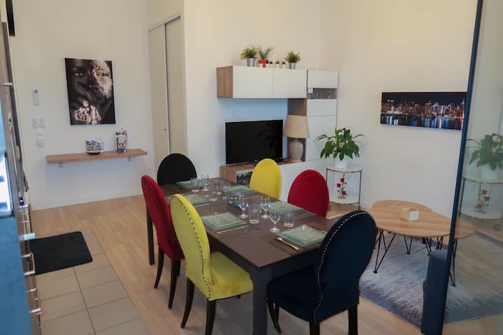 Appartement Chaleureux Climatisation Parking Wifi - Rueil-Malmaison