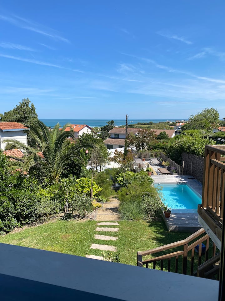 Villa Avec Piscine Au Bord De L’océan - Anglet