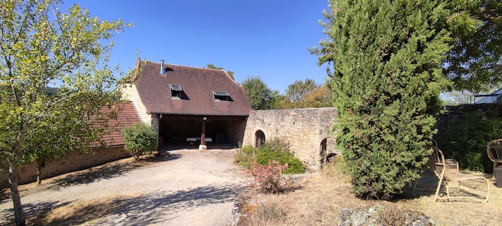 Cottage De Charme Piscine Vue Vallée Du Lot - Figeac