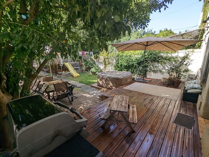 Maison Avec Spa & Jardin Verdoyant · Tram 1min· - Avignon