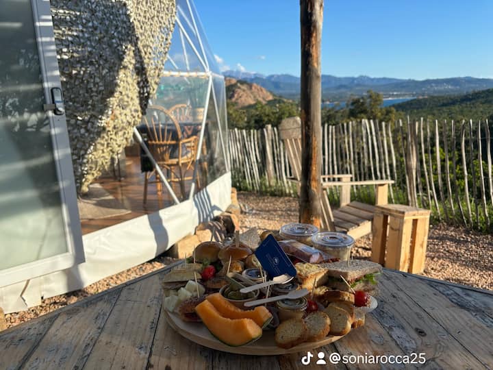 Dôme Sollievu, éCo-logement Insolite, Vue Mer - Porto Vecchio