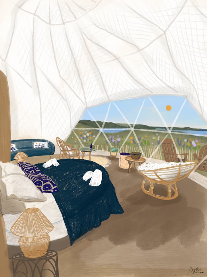 Dôme Mare, éCo-logement Insolite, Vue Mer - Porto-Vecchio