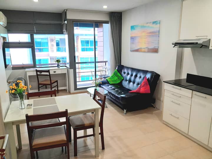 46sqm Deluxe 1br Fl6 Poolview- The Urban Buakhao15 - Pattaya City