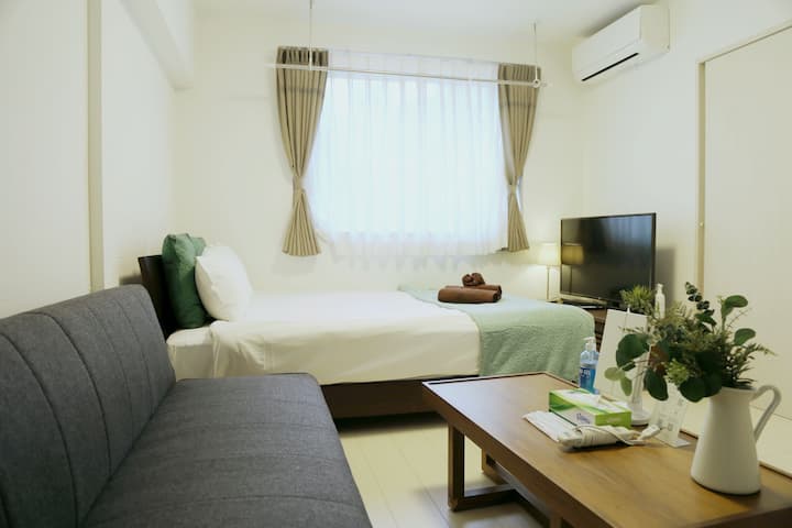 Spacious Tokyo Stay | Kitchen & Sofa Bed - Tokyo