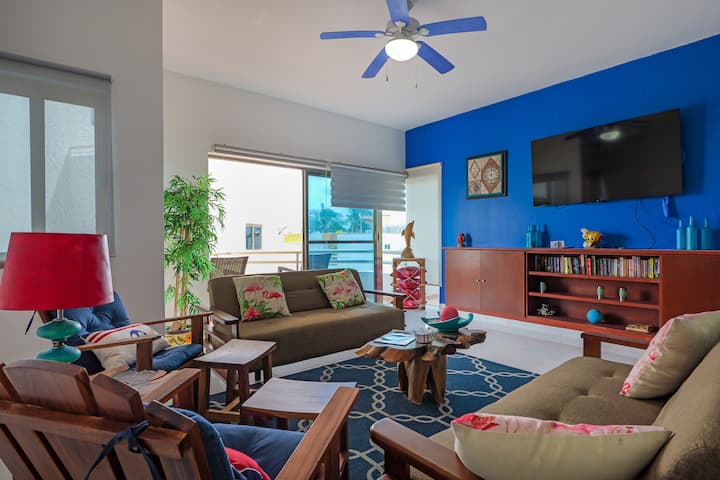 Landjammer Mexico 4 - Lovely Condo On The Beach - Puerto Morelos