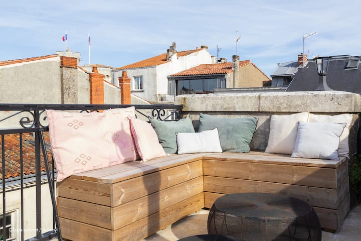Au Pieds Des Tours, Superbe Appt Avec Rooftop - La Rochelle