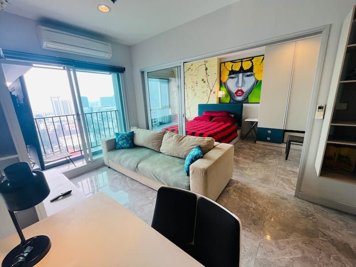 Designer Vip Pad - Balcony @ Centric Sea 22th Flr. - Thailand