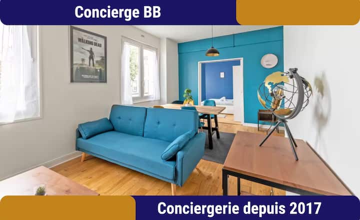 Xq Résidence Bnb Confort - Proche Centre Ville - Brest