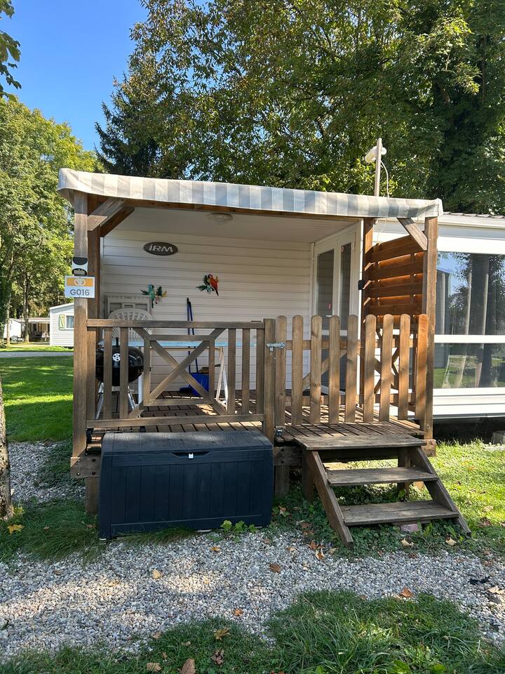 Mobil Home Chauffé Et Climatisé 2 Chambres - Rust