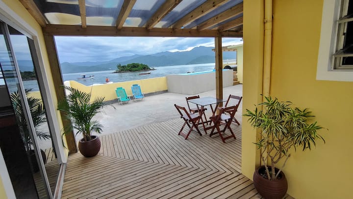 Beira-mar, Piscina E Vista Montanha Com Pôr Do Sol - Florianópolis
