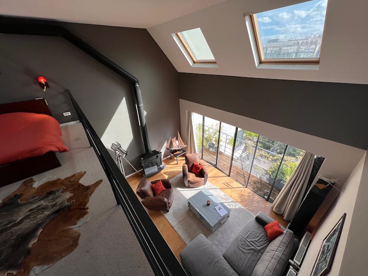 Luxury Loft + Roof Top - Suresnes