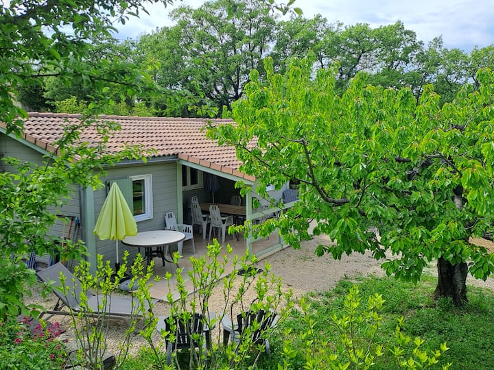 Chalet "Le Cerisier" Avec Piscine - Crillon-le-Brave