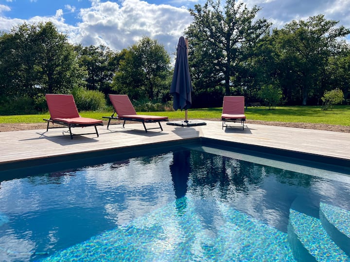Magnifique Ferme En Sologne Avec Piscine Chauffée - Sully-sur-Loire